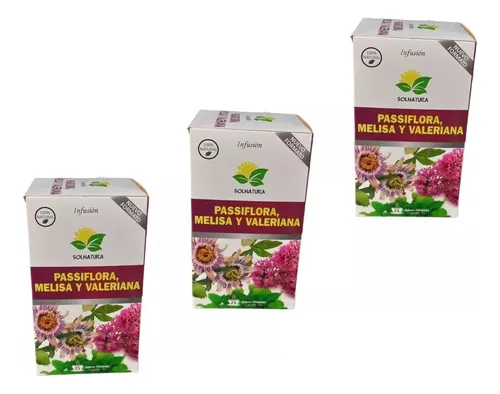 Te Melisa Pasiflora Valeriana 75 Bolsitas 100% Natural | Cuotas sin interés
