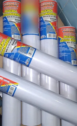 Papel Autoadherible Contac Rollos C/20 Metros Transparente | MercadoLibre