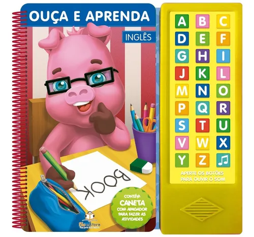 Livro De Atividades Infantil Sonoro Ouça E Aprenda Inglês | Mercado Livre Livro De Atividades Infantil Sonoro Ouça E Aprenda Inglês | Mercado Livre