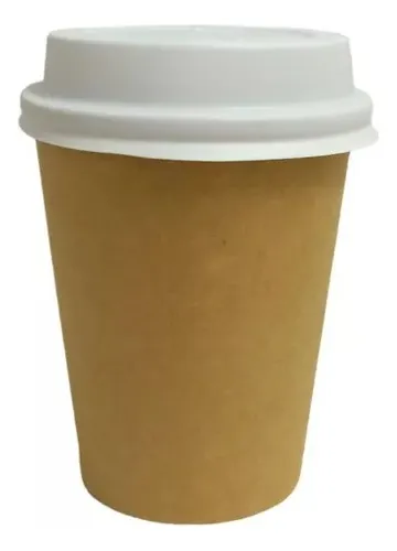 50 Vasos Polipapel De 8oz 50 De 6oz Madera Tapa Y Collarin En Venta En Capital Federal Capital