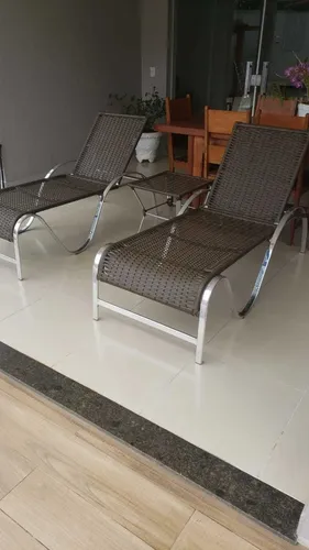 Espreguiçadeira 2 + Mesinha + Jogo De Mesa 4 Cadeira E Vidro ... Espreguiçadeira 2 + Mesinha + Jogo De Mesa 4 Cadeira E Vidro ...
