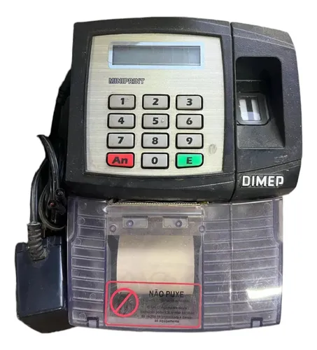 Relógio De Ponto Miniprint Biométric Dimep | Parcelamento sem juros Relógio De Ponto Miniprint Biométric Dimep | Parcelamento sem juros