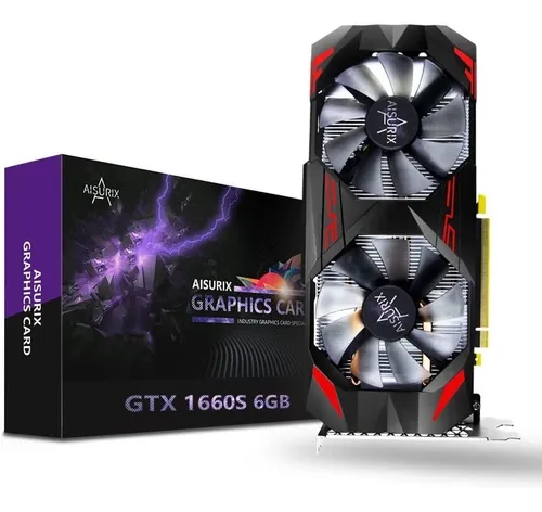 Tarjeta De Video Aisurix Gtx 1660 Super 6gb Gdrr6 192bit Tarjeta De Video Aisurix Gtx 1660 Super 6gb Gdrr6 192bit