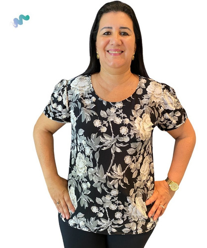 Kit 05 Blusas Plus Size Liganete Barato Frete Grátis