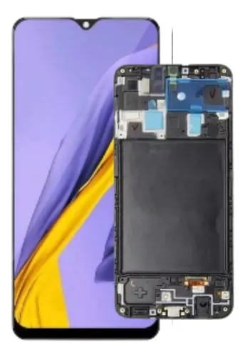Tela Frontal Display Compatível Com A50 Com Aro - Oled Preto | Parcelamento sem juros