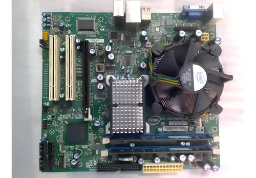 Placa Lga 775 Dg41rq Intel + Proce Core 2 Quad 2.4 + 4gb Ram Verde ...