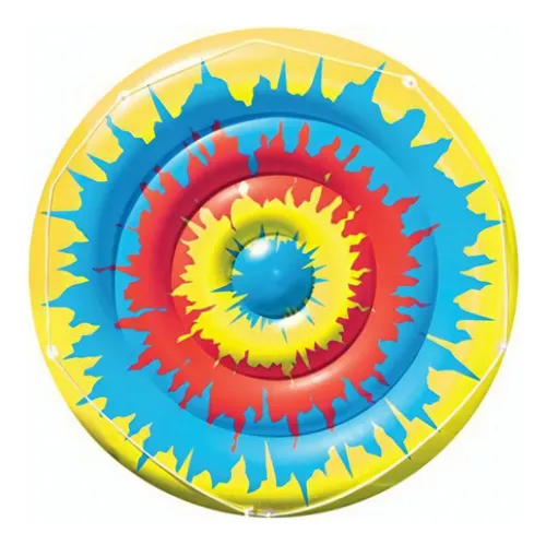 Brinquedo de piscina inflável Swimline Tie Dye Island | MercadoLivre Brinquedo de piscina inflável Swimline Tie Dye Island | MercadoLivre