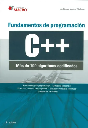 Fundamentos De Programación C++. Más De 100 Algoritmos Codif | MercadoLibre Fundamentos De Programación C++. Más De 100 Algoritmos Codif | MercadoLibre