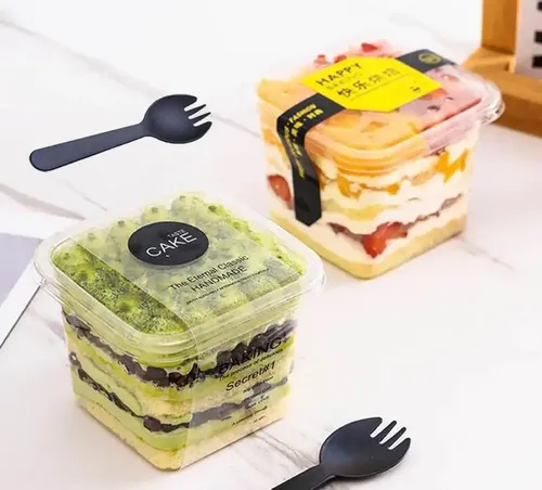 50 Vasitos Postre Plástico Transparente Para Dulces | Envío gratis