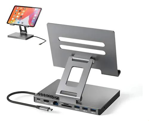 9 En1 Hub Usb3.0 Docking Station Hdmi 4k Soporte Para Tablet | Meses ...
