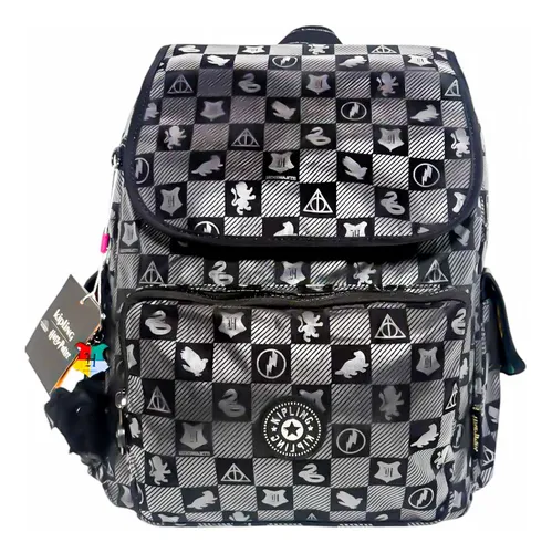 Mochila Harry Potter Kipling Importación Americana Gris Oscuro Liso ...