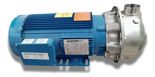 Bomba Centrífuga Bluffton 1313007189 5 Hp 2.5x2 Nueva Azul 60 Hz ...