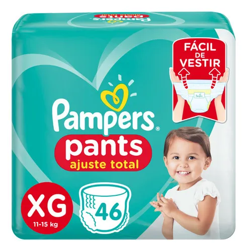 Pañales Desechables Pampers Pants Talla Xg 46 Unidades Cuotas Sin Interés