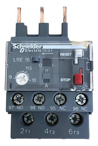 Relé Térmico Schneider Lre16 Easypact 032979 9-13a Class10a ... Relé Térmico Schneider Lre16 Easypact 032979 9-13a Class10a ...