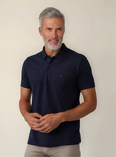 Camiseta Polo Aramis Masculina Basic Piquet Marinho | Parcelamento sem ...