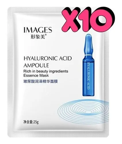 Pack10 Mascarillas Coreanas Ácido Hialurónico Original 89 Mercadolibre