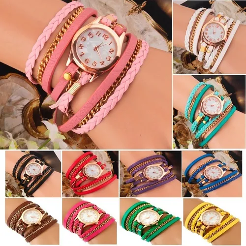 10 Reloj Mujer Mayoreo Brazalete Dama Pulsera Proveedor Lote Color De ... 10 Reloj Mujer Mayoreo Brazalete Dama Pulsera Proveedor Lote Color De ...