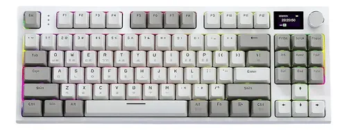 Teclado Mecânico Attack Shark K86 (com Tela) Cor De Teclado | Frete grátis