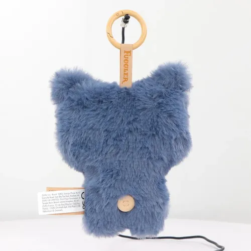 Llavero De Peluche Fuggler Alley Cats White Monster Keychain | Meses ...