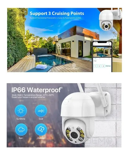 Cámara domo Yoosee Ptz Full Hd 360+Nfe Wifi Ip Speed para exteriores ... Cámara domo Yoosee Ptz Full Hd 360+Nfe Wifi Ip Speed para exteriores ...