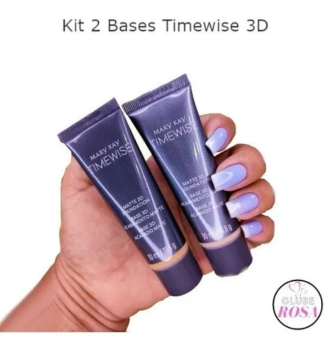 Nova Base Timewise 3d Mary Kay Matte Kit 2 Parcelamento Sem Juros