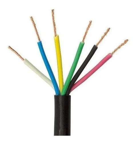 Cabo Pp Comando Flexivel 6 vías (6 x 2,50 mm) - 25 metros | MercadoLibre Cabo Pp Comando Flexivel 6 vías (6 x 2,50 mm) - 25 metros | MercadoLibre