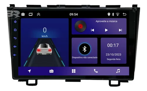 Kit Multimídia Honda Cr-v 2007 A 11 9pol + Carplay Sem Fio | Parcelamento sem juros