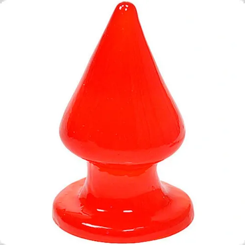 Plug Anal Médio Vermelho Penetração Anal Vaginal 21 X 10 Cm Mercadolivre
