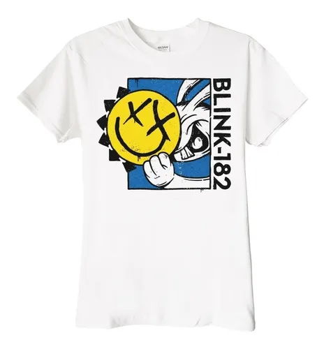 Polera Blink 182 Smiley Rabbit Punk Abominatron Cuotas Sin Interés