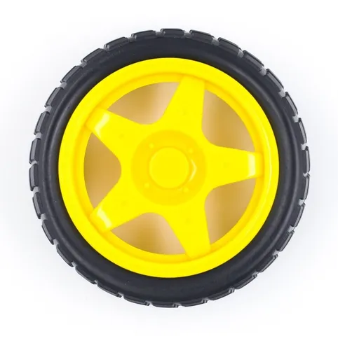 Rueda De Goma De 66 Mm Para Motor Arduino Robotica Premium Rueda De Goma De 66 Mm Para Motor Arduino Robotica Premium