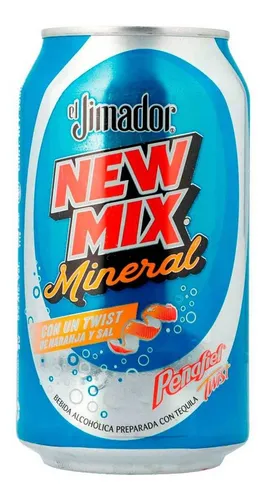 Bebida Preparada New Mix Mineral sabor Naranja y Sal 350ml