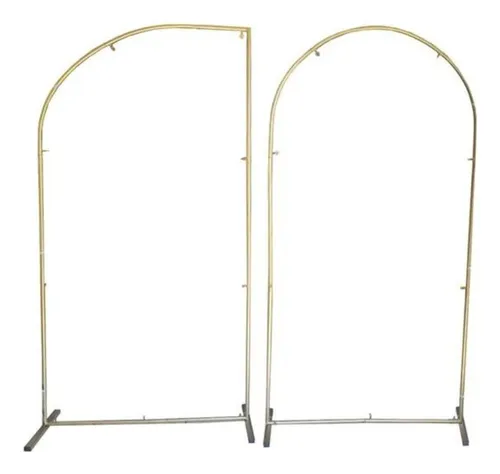 Kit Decoração Arco Romano Arco Meia Lua Desmontável Dourado | Frete grátis Kit Decoração Arco Romano Arco Meia Lua Desmontável Dourado | Frete grátis