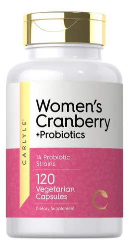 Suplemento Carlyle Women's Cranberry Plus Probiotics 120 Cáp | Cuotas ...