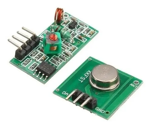 Módulo Rf Transmissor Receptor 433mhz Am Arduino Pic Avr Pc | MercadoLivre