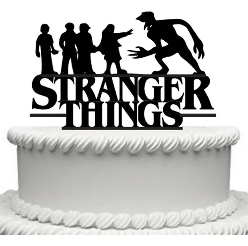 Cake Topper Adorno Torta - Cumple Stranger Things | MercadoLibre