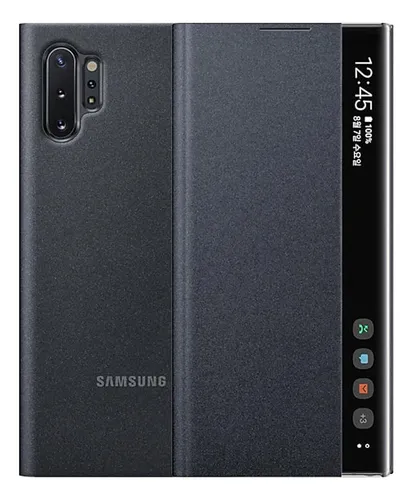 Capa Smart Clear View Samsung Galaxy Note 10 EF-ZN970CBEGBR Preta Capa Smart Clear View Samsung Galaxy Note 10 EF-ZN970CBEGBR Preta