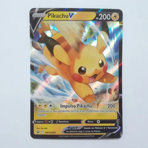 Carta Pokemon Pikachu V Brilhante Realeza Absoluta Original ... Carta Pokemon Pikachu V Brilhante Realeza Absoluta Original ...