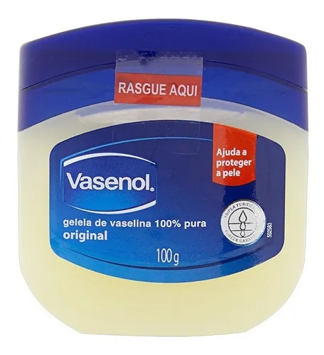 Geleia De Vaselina 100% Pura Original Vasenol Pote 100g Tipo De ...
