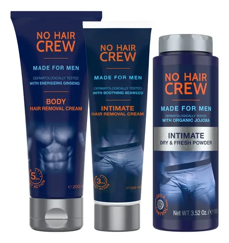 Super Pack No Hair Crew 2 Cremas (intimate+body) +1 Powder | Envío gratis