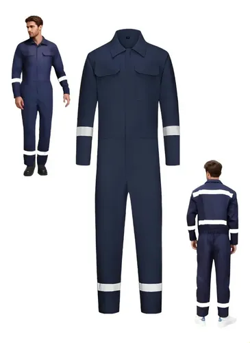 Overoles Industriales Unisex Con Cinta Reflejante | MercadoLibre