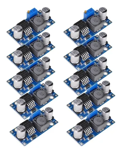 Kit 10x Regulador De Tensão Lm2596 3a Step Down Arduino