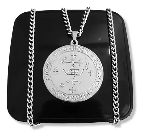 Collar Sello San Miguel Arcángel Y 72 Nombres De Dios Hebreo Mercadolibre