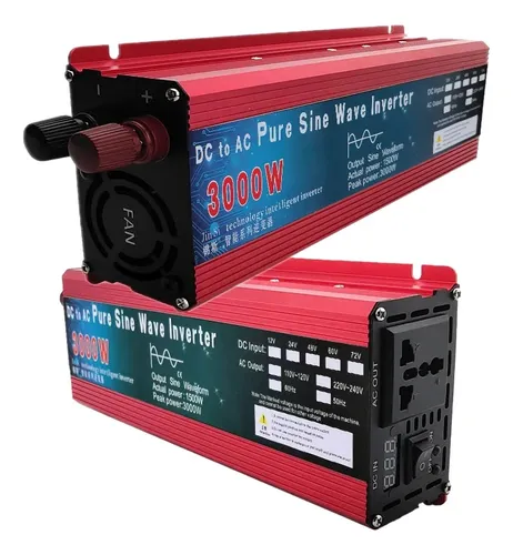 Inversor Tensão Jinsi Off Grid 24v 220v 3000w Senoidal Puro | Parcelamento sem juros