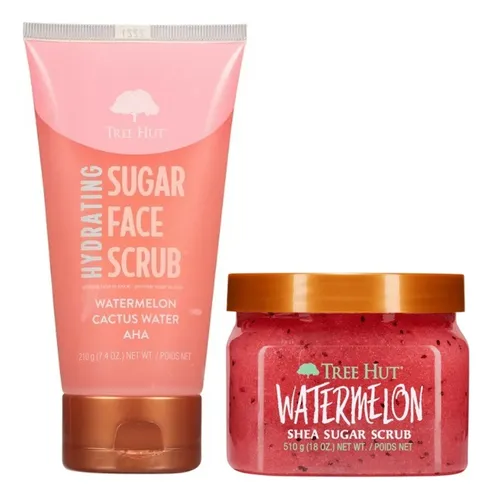 Exfoliante Corporal Y Facial Tree Hut Watermelon Hidratante Envío Gratis