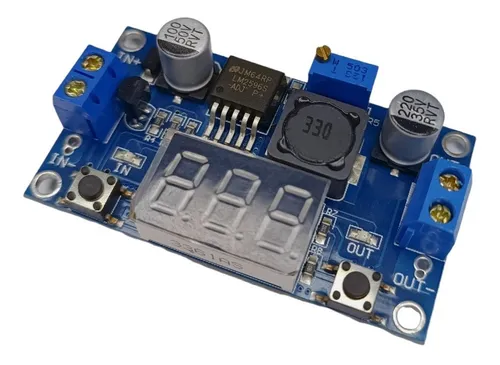 Regulador De Tensão Ajustável Lm2596 Display Step Down Mercadolivre