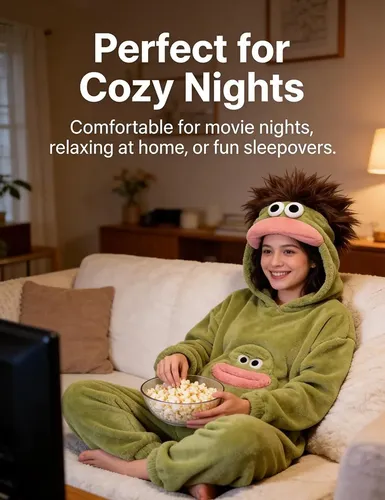 Pijama Enterizo De Monstruo Para Adultos De Alta Calidad | Envío gratis