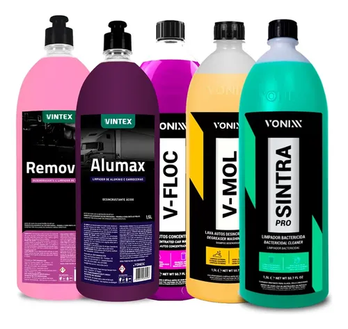 Kit V-floc + V-mol + Sintra + Alumax + Removex Vonix | Frete grátis
