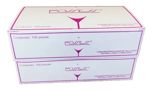2 Cajas De Condones Possess (200 Preservativos) | Envío gratis