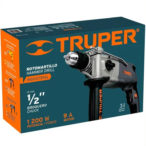 Rotomartillo 1/2', Industrial, 1200 W Truper 16666 en venta en León ... Rotomartillo 1/2', Industrial, 1200 W Truper 16666 en venta en León ...