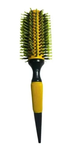 Cepillo Profesional Para Cabello Cerdas De Jabalí Amarillo G Ref 33